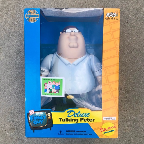 Spencer's | Other | Huge 8 Family Guy Deluxe Talking Peter Toy W 2th ...